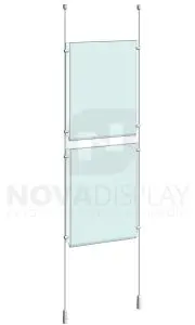 Cable Suspended Easy Access Poster Display Kit #KPI-014