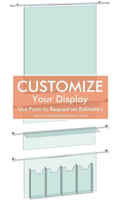 Hook-on Acrylic Poster Display Kit #KHPI-017