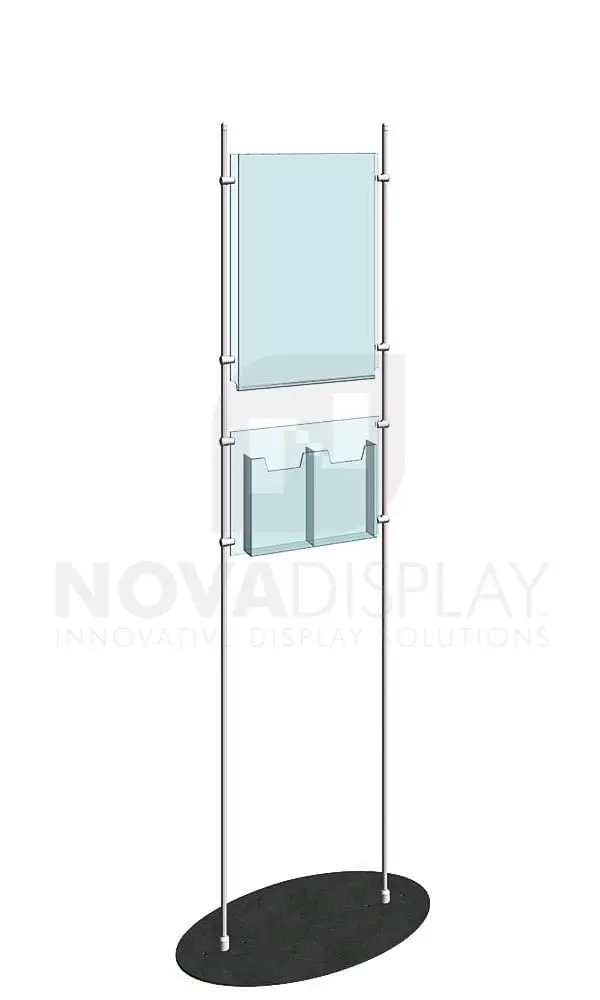 Totem Display Stand / Free-Standing Display Kit #KFRS-011