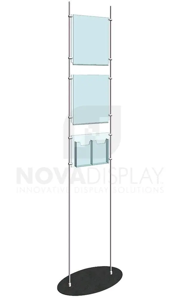 Totem Display Stand / Free-Standing Display Kit #KFRS-014