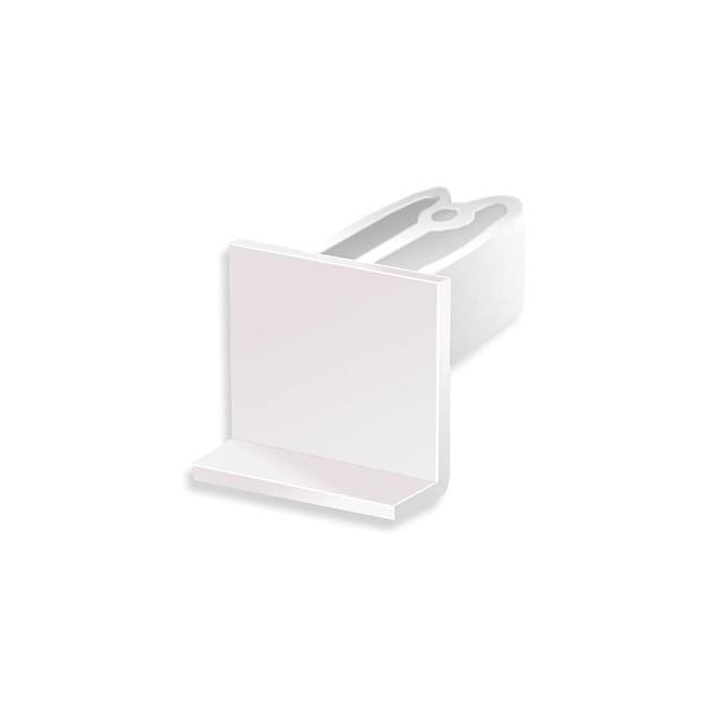 END CAP / WHITE for Grid Ceiling Track – QTY 20