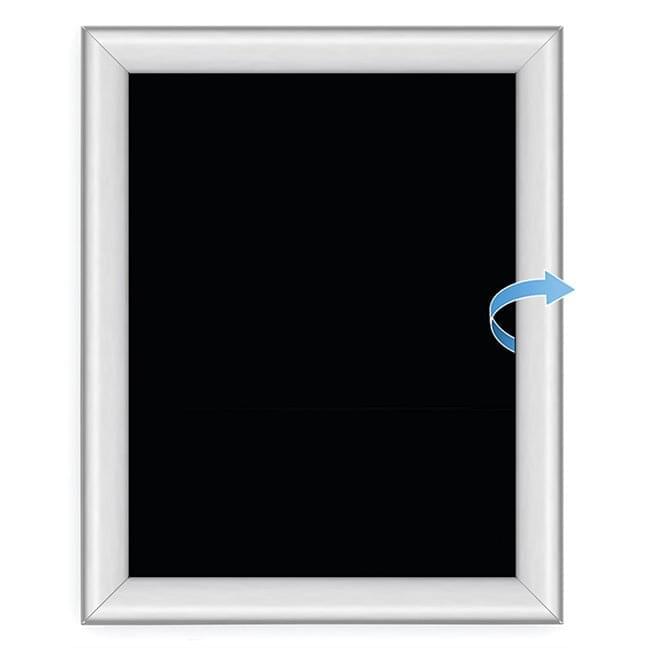 Front-Load Aluminum Snap Frame | Freedom-Frame with Round Profile