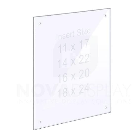 Acrylic Poster Frames | Frameless Acrylic Poster Displays | Nova Display