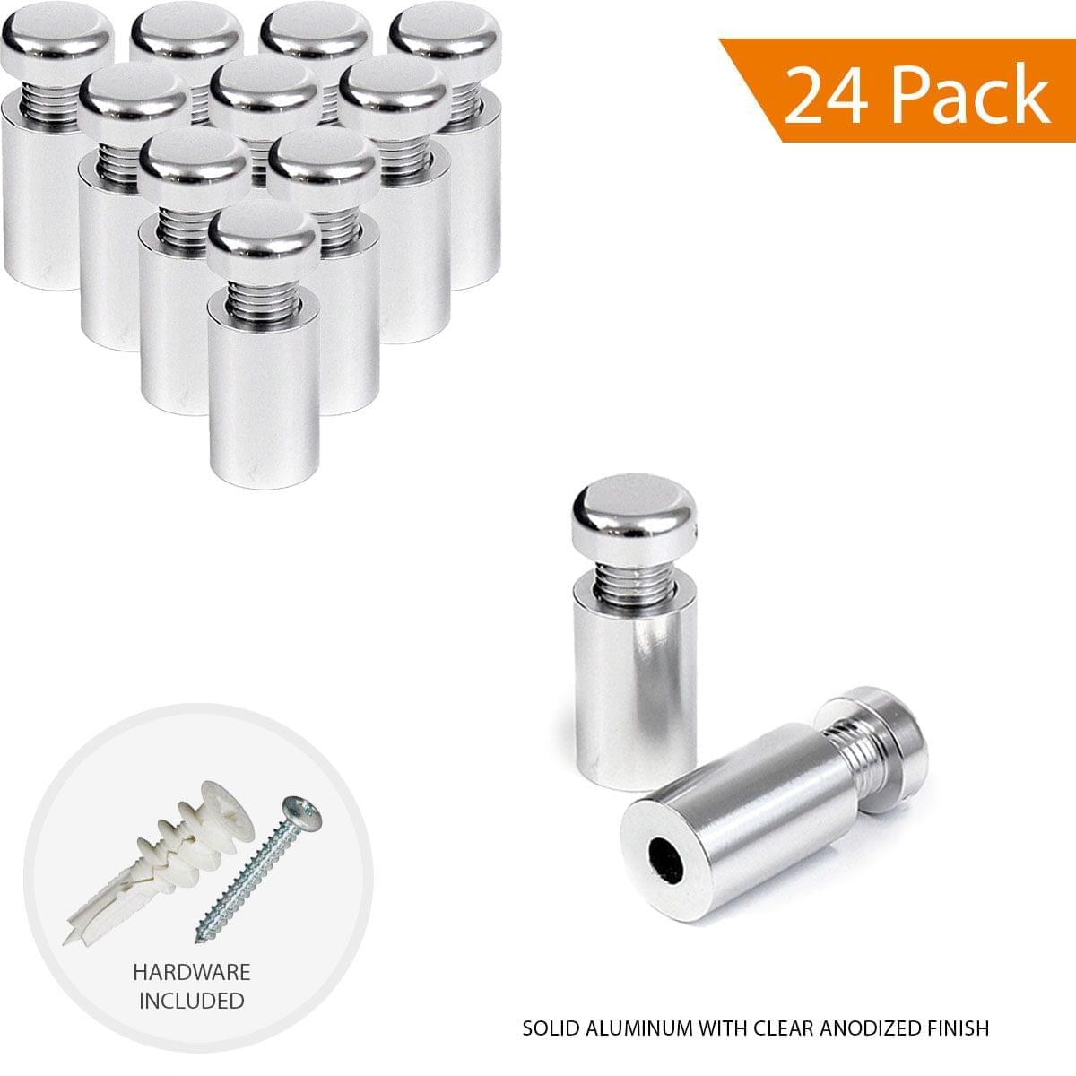 Sign Standoff Hardware Kit: 1/2″ Dia. x 3/4″ Sign Standoff