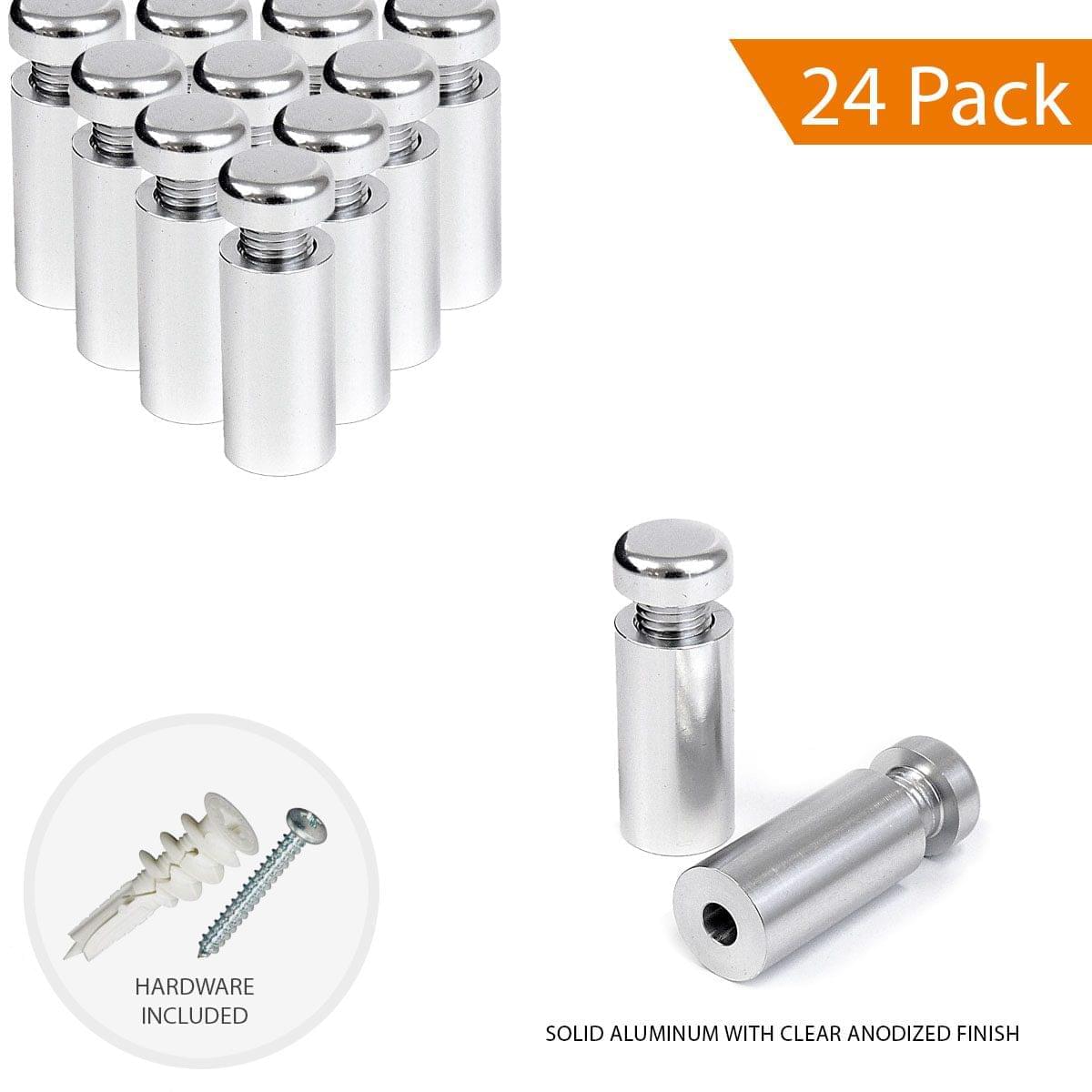 1/2" Dia x 1" Economy Aluminum Sign Standoffs | Nova Display