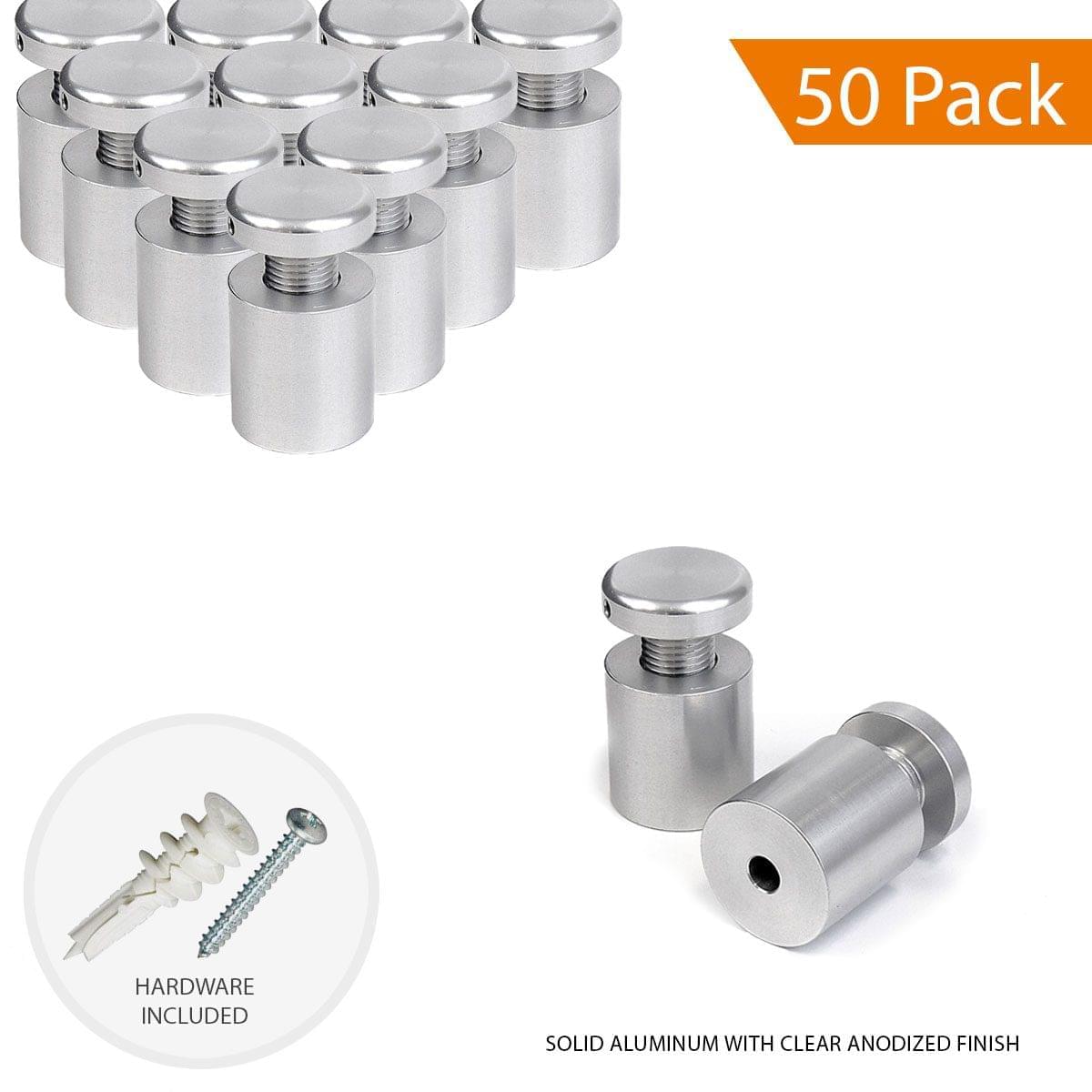 3/4" Dia x 3/4" Economy Aluminum Sign Standoffs | Nova Display