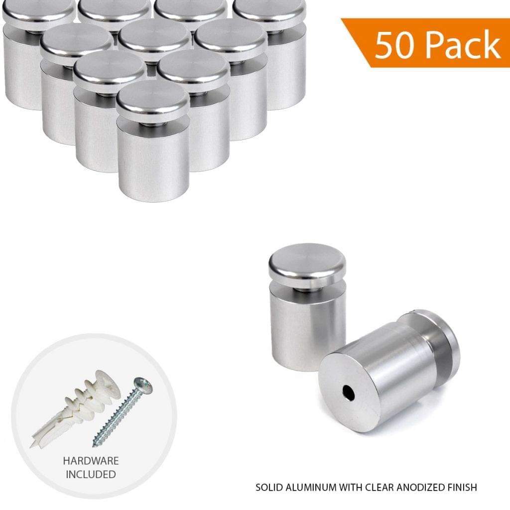 Sign Standoff Hardware Kit: 1″ Dia. x 1″ Sign Standoff | NDSI Store