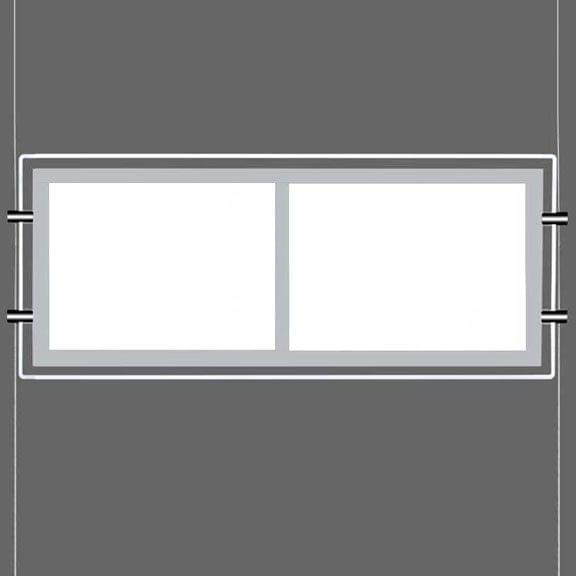 GLOW-EDGE LED Light Pocket – Landscape / Single Sided. Insert Size ...