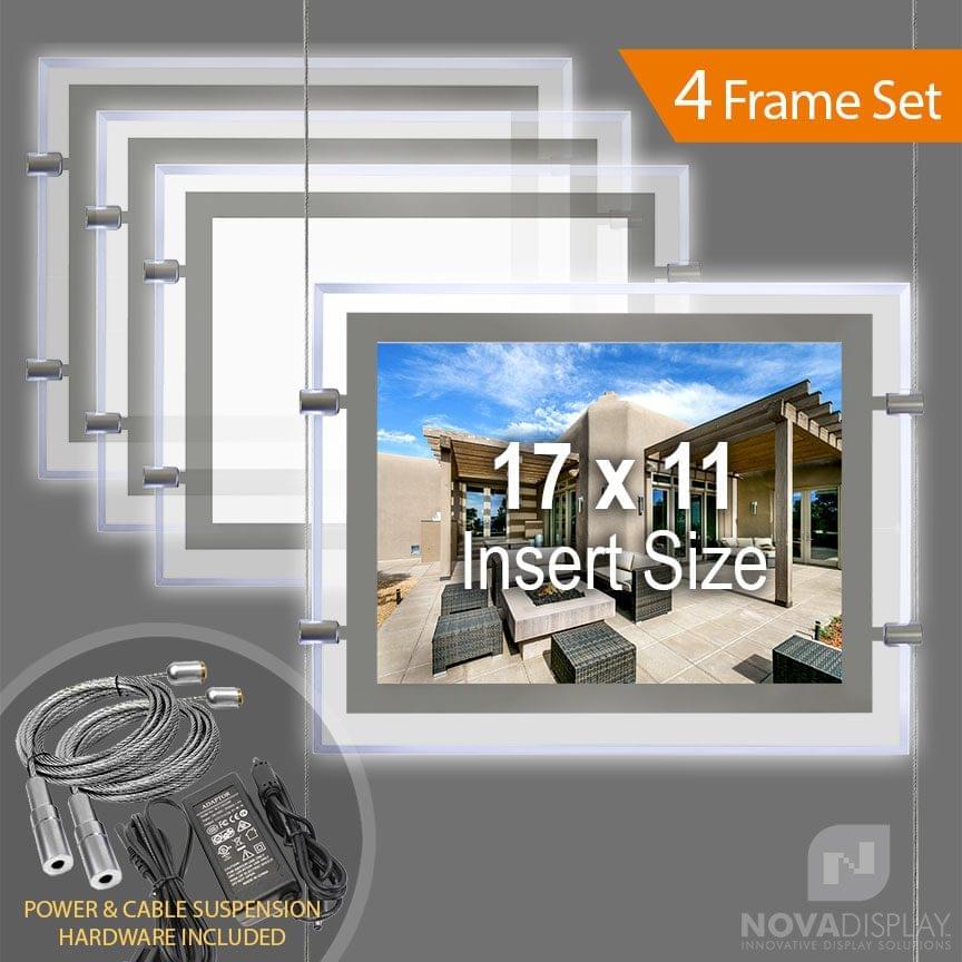 LED Window Display Kits for Real Estate Agents, Shops, and Restaurants