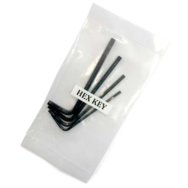 Hex-Key Set for Cable/Rod Systems and Sign/Panel Supports