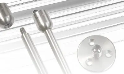 Installation Accessories for 10mm Stainless Steel Rod Display System