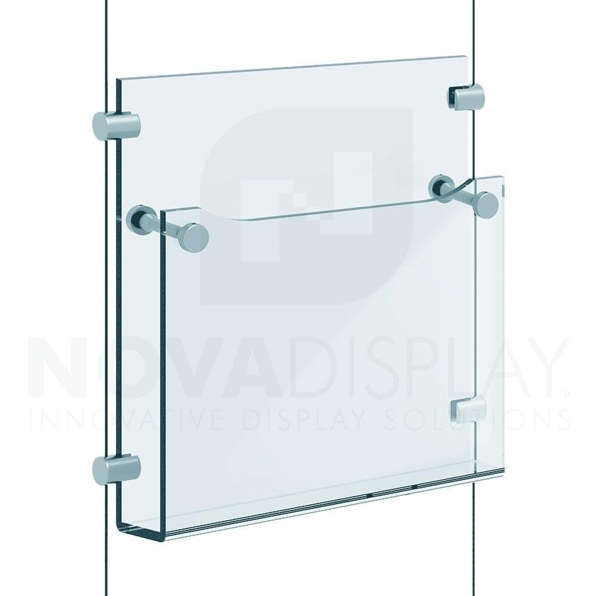 Acrylic Literature/Magazine Holder – Single Pocket / Portrait