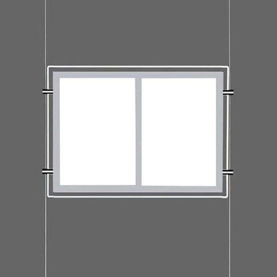 GLOW-EDGE LED Light Pocket-Double – Portrait / Single Sided. Insert ...
