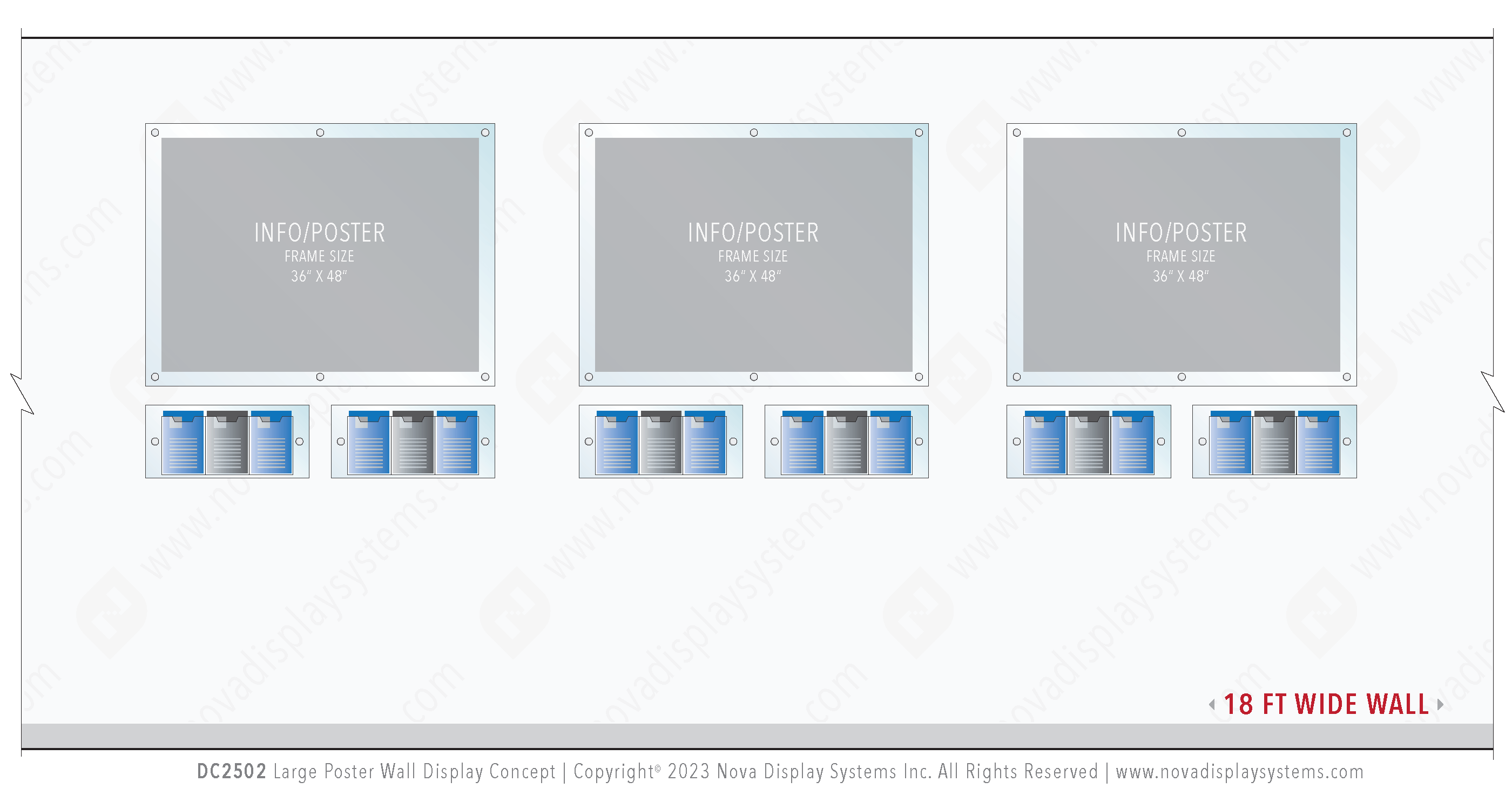 DC2502 Large Poster Wall Display Concept | Wall Display Ideas