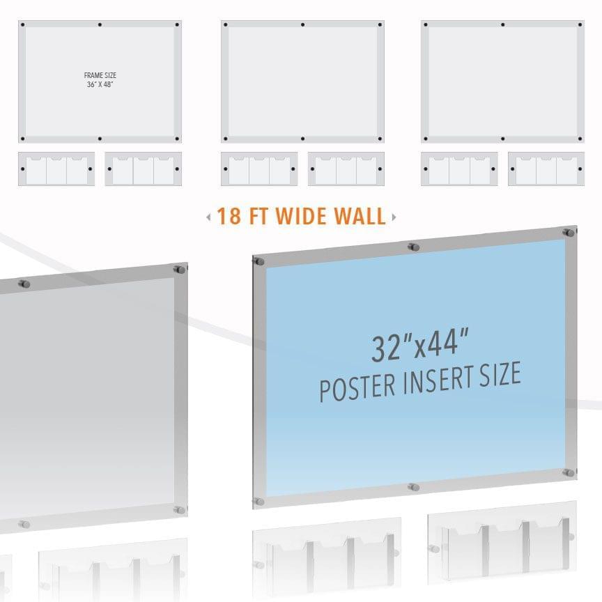 DC2502 Large Poster Wall Display Concept | Wall Display Ideas