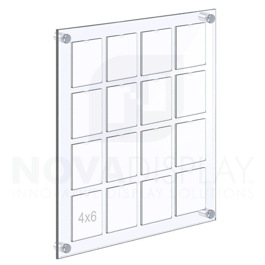 Acrylic Collage Frame w/Butted Graphic Panels | Frameless Frame