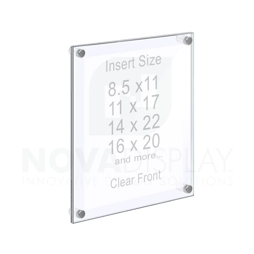 Frameless Acrylic Poster Display Kits | Nova Display Systems Store