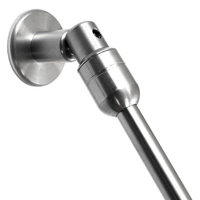 38mm Base Support w/Adjustable Angle Coupling | Stainless Steel
