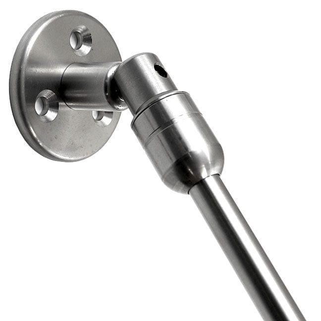 50mm Base Support w/Adjustable Angle Coupling | Stainless Steel