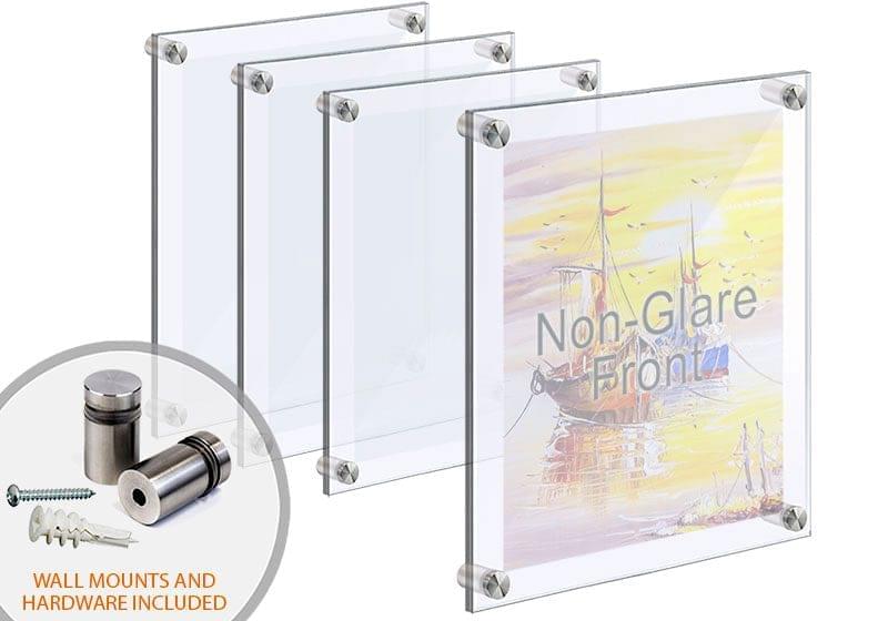 Clearance Section for Acrylic Wall Frames with Standoff Hardware