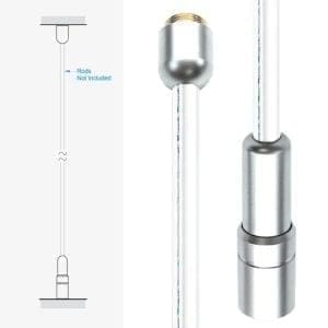 Cable/Rod Suspension Heavy Duty Ceiling/Floor Support – 50mm (2") Dia