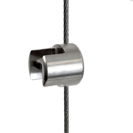 Panel Support for 3mm Stainless Cables | Hang 1/2” thick panels