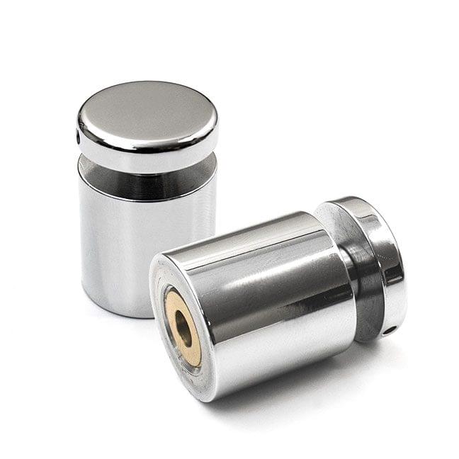 1" x 1" Sign Standoff in Polished Chrome Finish | 3-Part Sign Standoffs