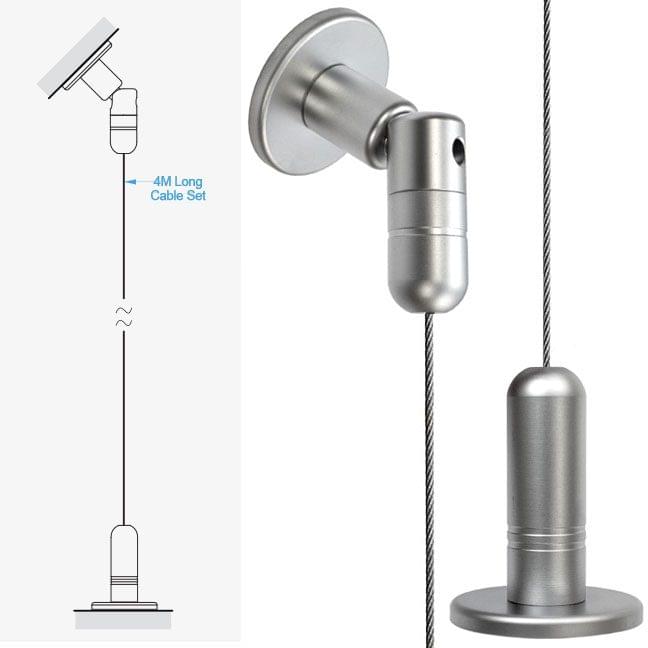 1.5mm Cable Suspension Kit with Angled Top and Floor Fixings