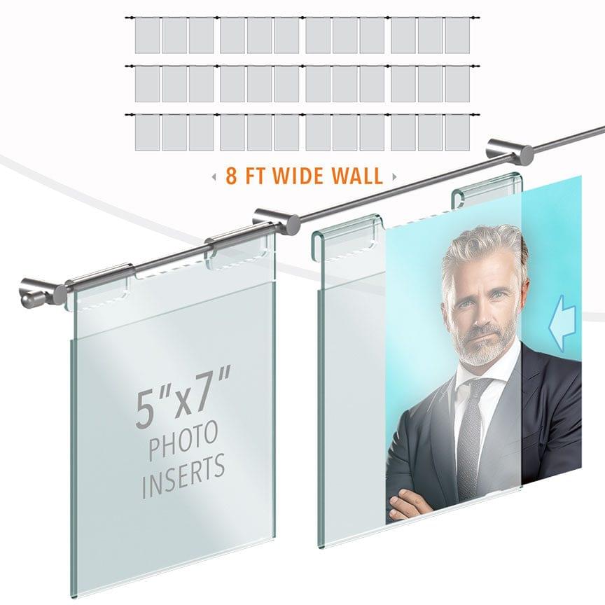 DC2103 Photo Wall Display Concept | Employee Recognition Wall