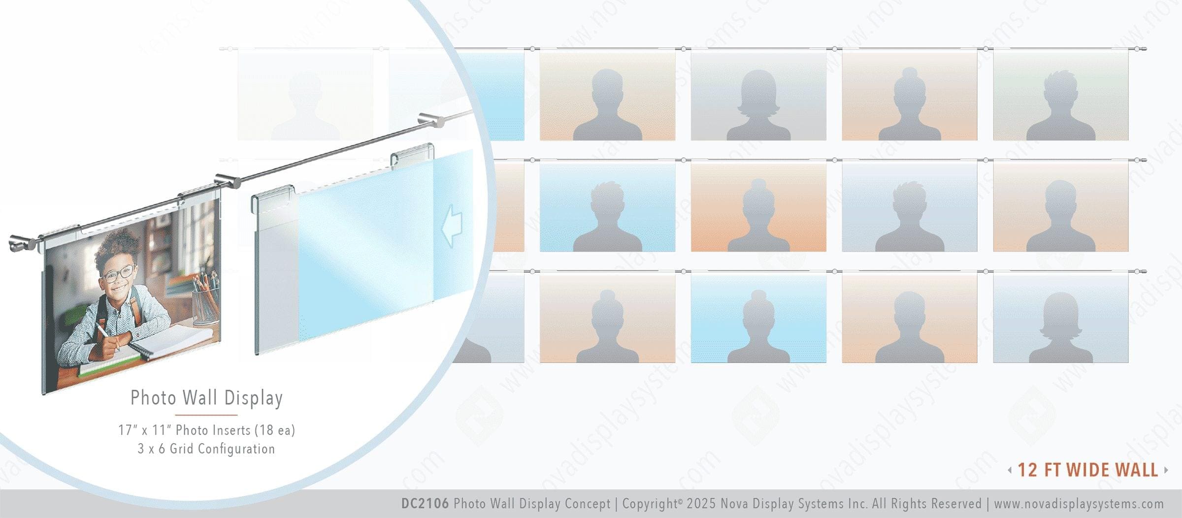 DC2106 Photo Wall Display Concept – 12ft Wall | Student Spotlight