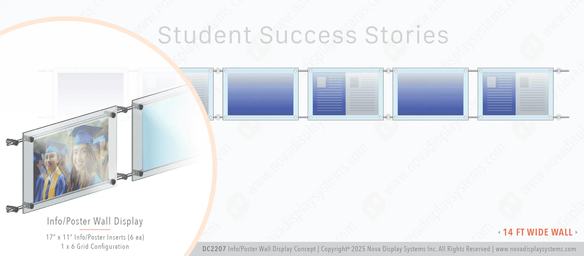 DC2207 Info/Poster Wall Display Concept | Wall Display Ideas