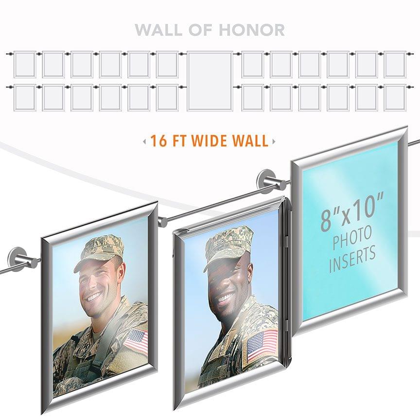 Recognition Wall Display – Simple high-end donor display solutions