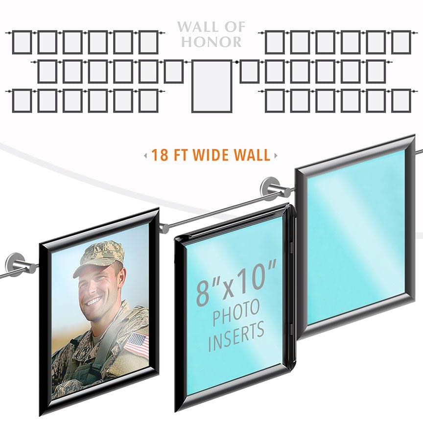 Recognition Wall Display – Simple high-end donor display solutions