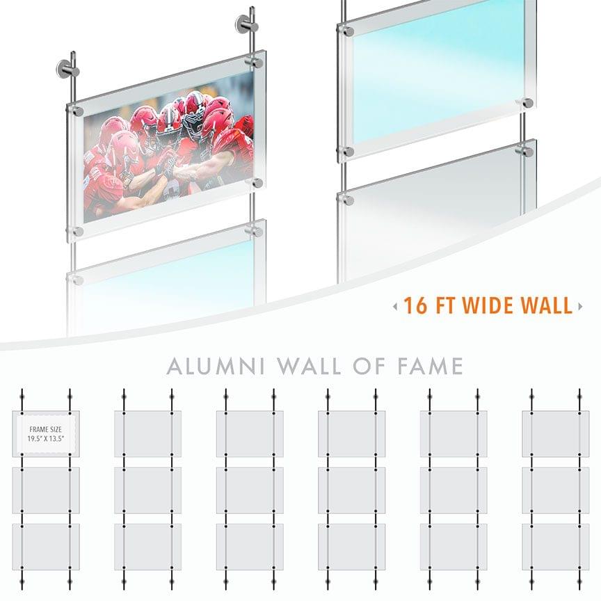 Recognition Wall Display – Simple high-end donor display solutions