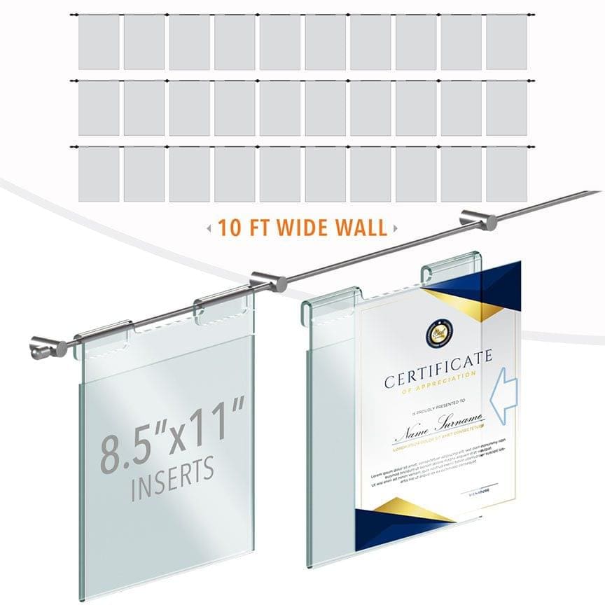 DC2610 Recognition Wall Display Concept | Certificate Display