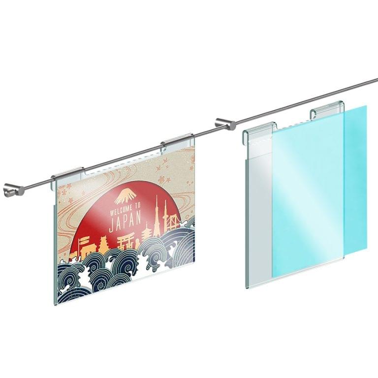 DC2204 Info/Poster Wall Display – 14ft Wall | Corporate Display