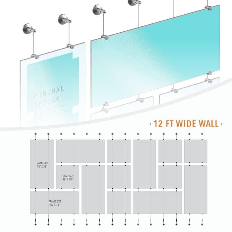 DC2700 Infographic Wall Display Concept – 12ft Wall