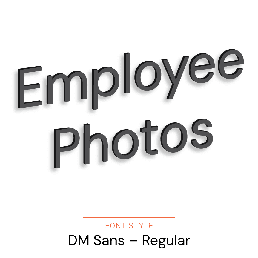 Laser Cut Acrylic Letters for Wall Display – Our Supporters