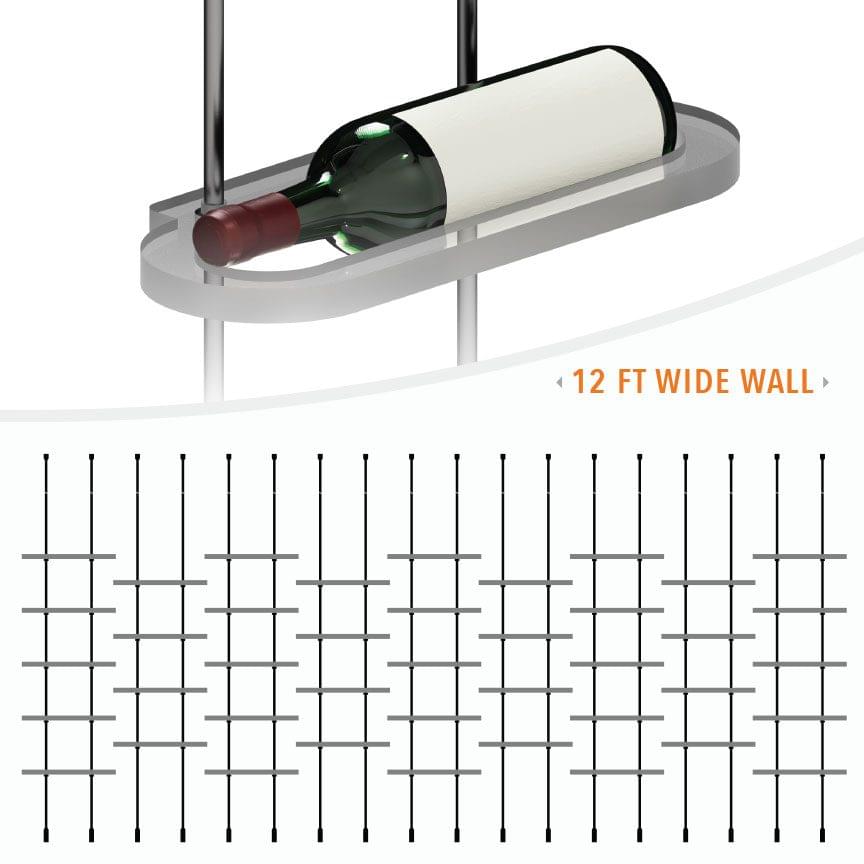 Wine-Cellar Displays | Cable/Rod Suspended Display Solutions